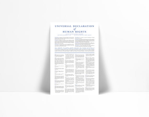 Human Rights Act Poster
