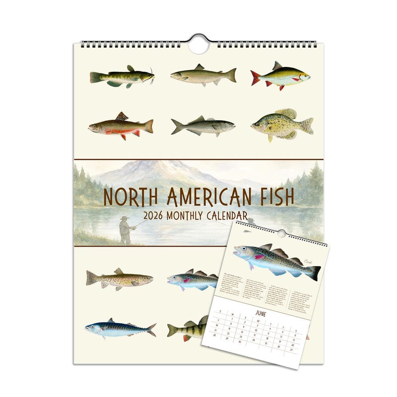 Fishing Calendars 2026 - Etsy