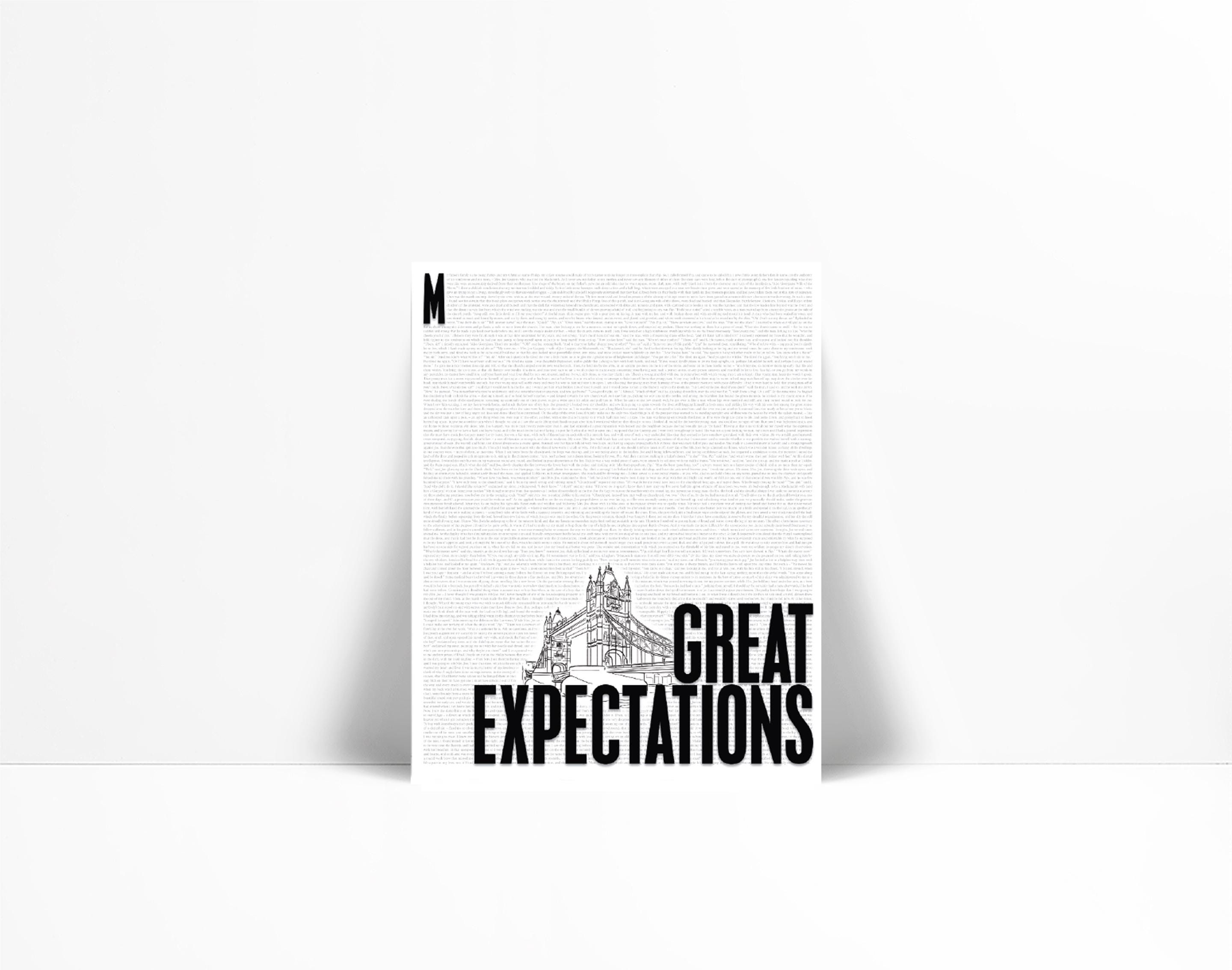 Great Expectations by Charles Dickens Art Print - Poster for Book ...