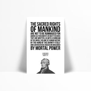 Alexander Hamilton Quote Art Print - Hamilton Poster - American History ...