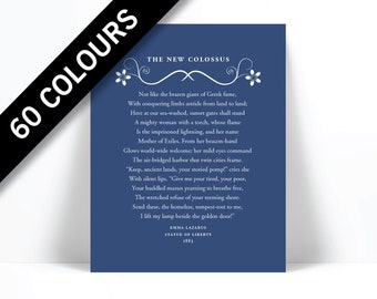 New Colossus Poem - Etsy