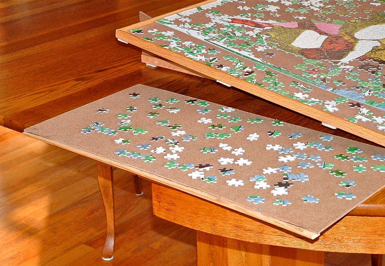 Accessory Jigsaw Puzzle Press Board Easel Adjust Angle Tilt Slant ...