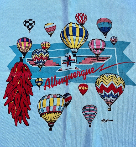 80s Albuquerque Hot Air Balloon Festival Cropped + Co… - Gem