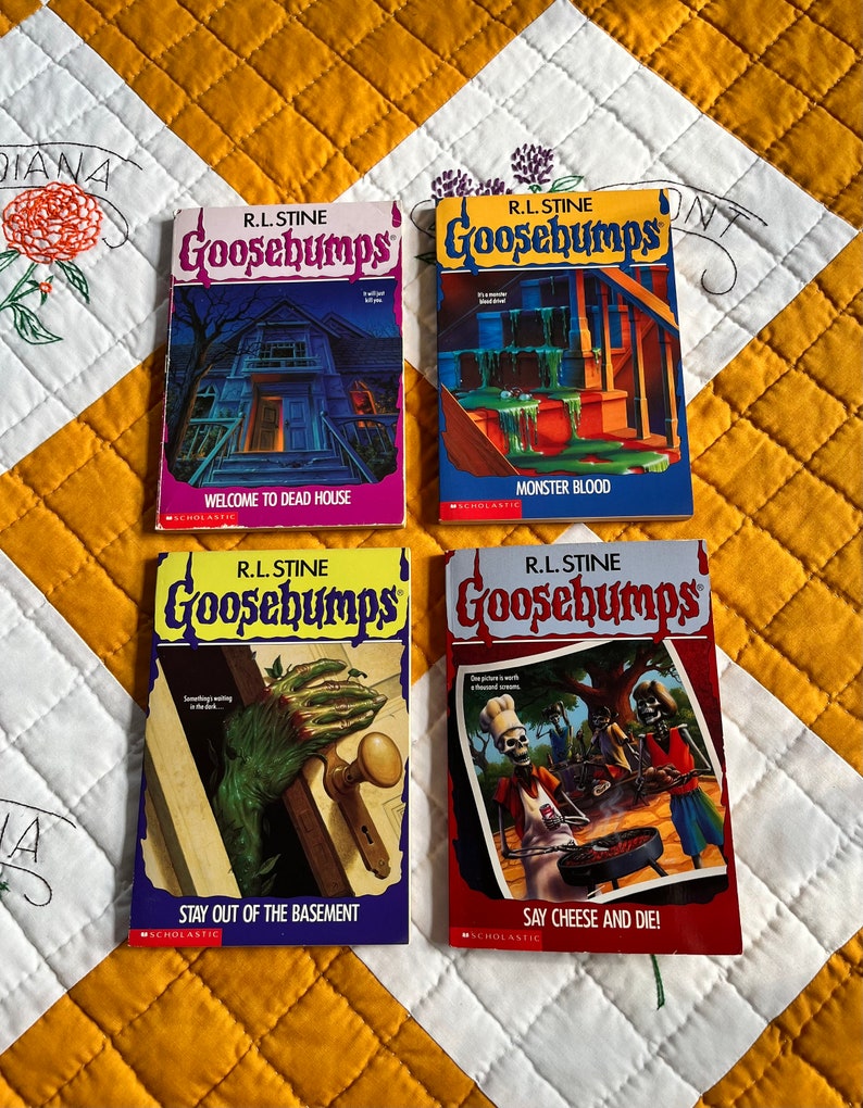 90s First Edition GOOSEBUMPS Box Set Books 1-4 - Etsy