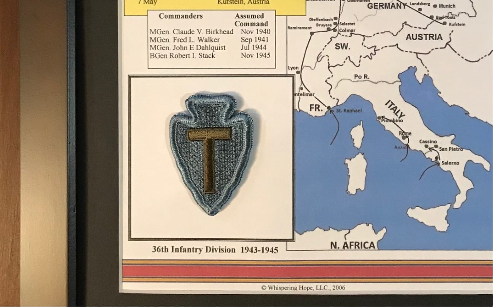 36th Infantry Division Insignia and History in World War II - Etsy