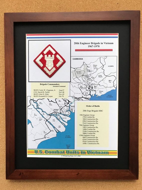 20th Engineer Brigade in Vietnam Unit Patch and History | Etsy