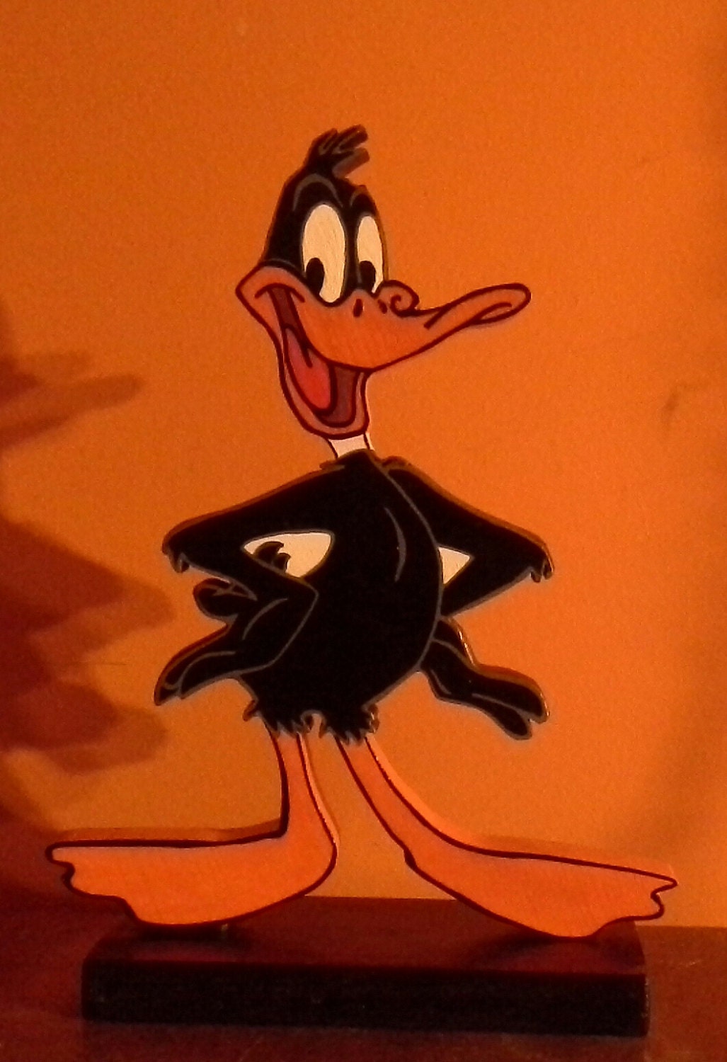 Daffy Duck Disney Character Decor, Hand Cut, Sanded, and Painted Wood ...