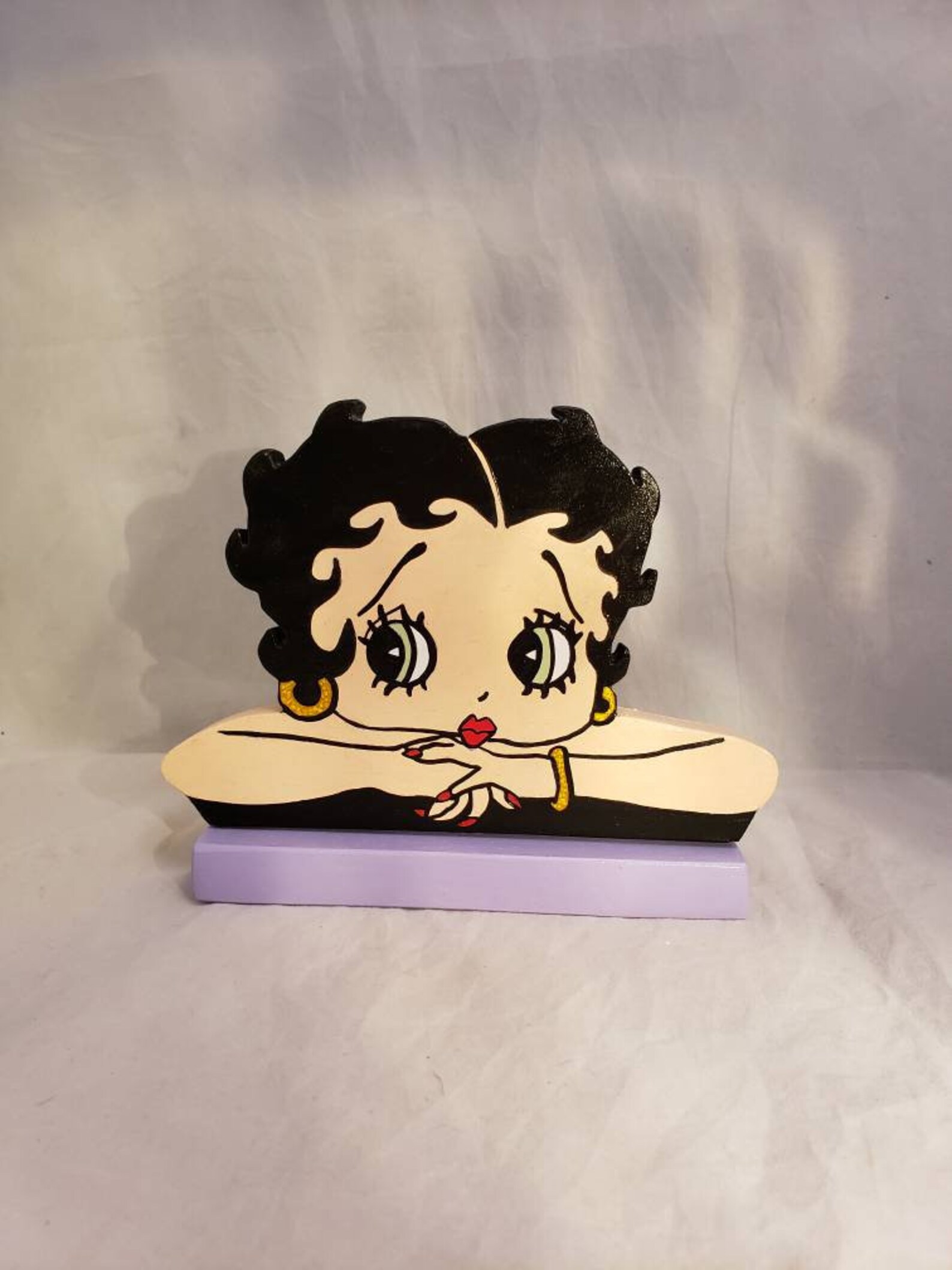 Betty Boop Character Decor Hand Cut Sanded and Painted Wood - Etsy