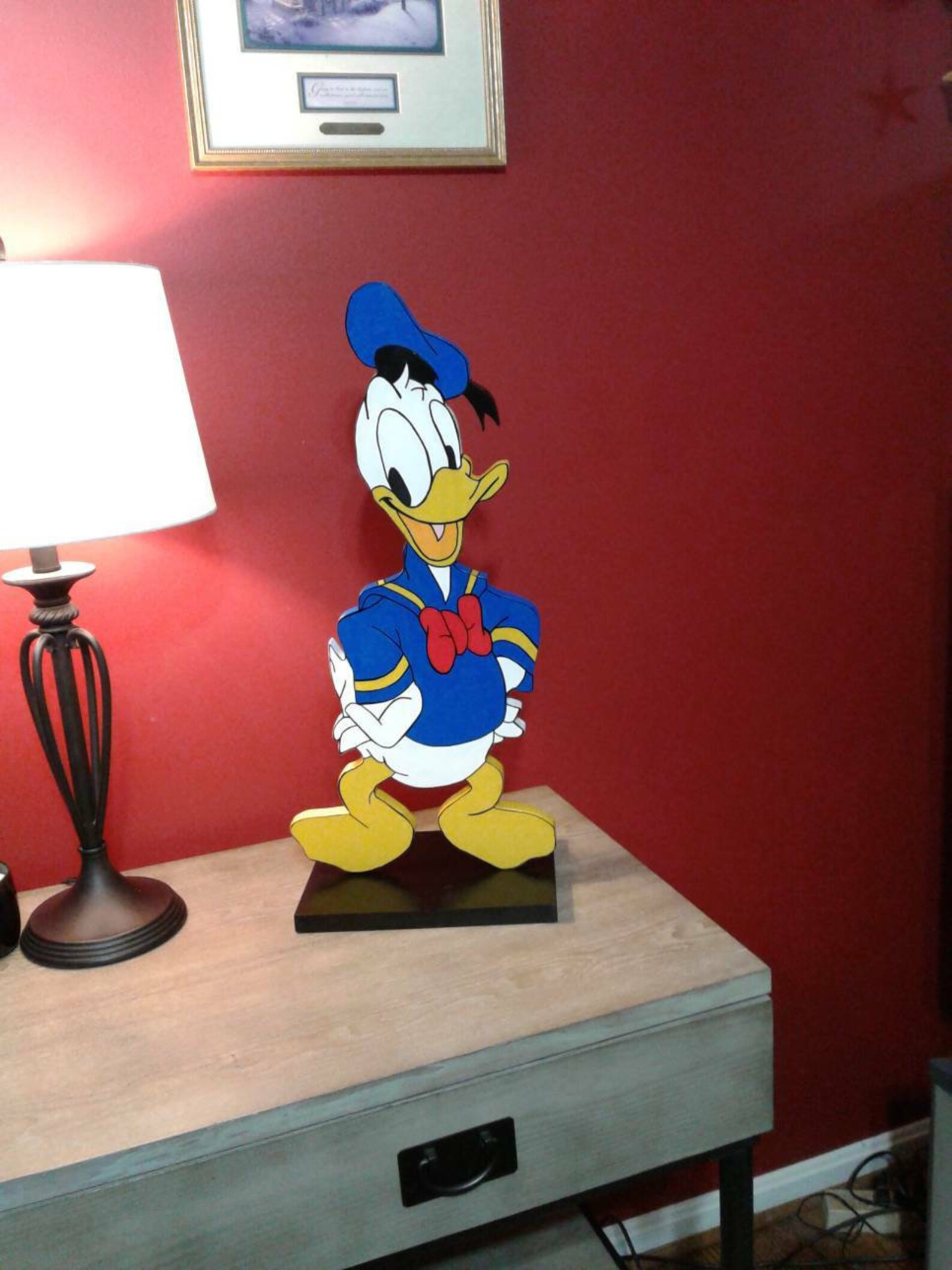 Donald Duck 24 Disney Character Decor Hand Cut Sanded - Etsy