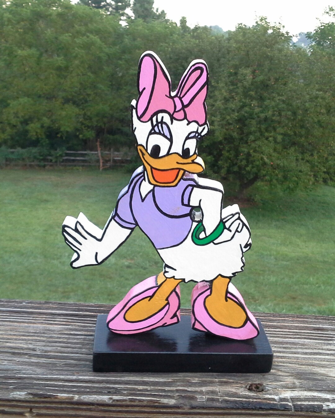 Daisy Duck Disney Character Decor, Hand Cut, Sanded, and Painted Wood ...
