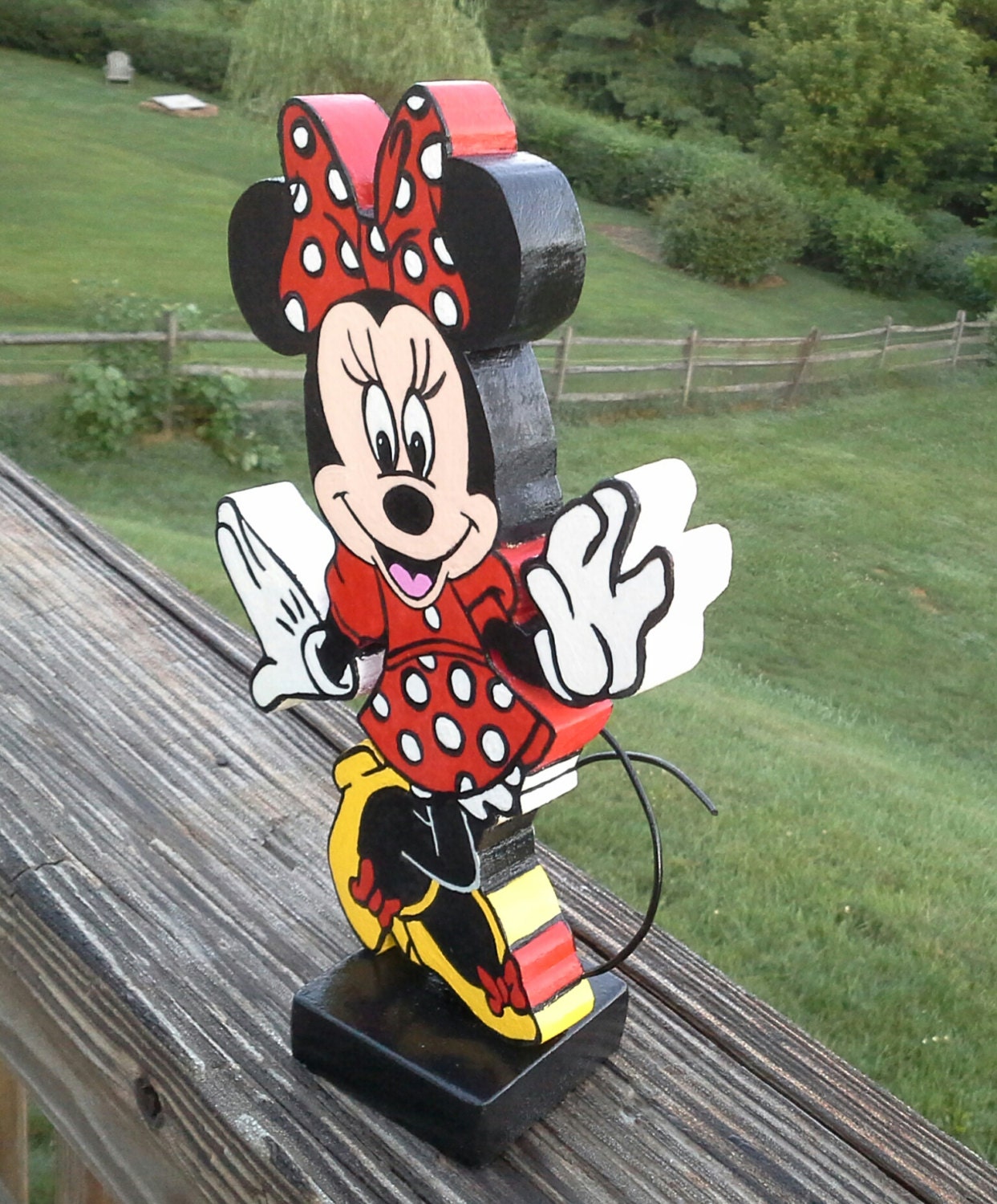 Mini Mouse Decor, Hand Cut, Sanded, and Painted - Etsy