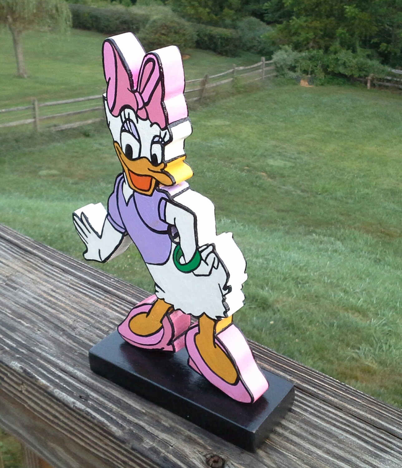 Daisy Duck Disney Character Decor, Hand Cut, Sanded, and Painted Wood ...