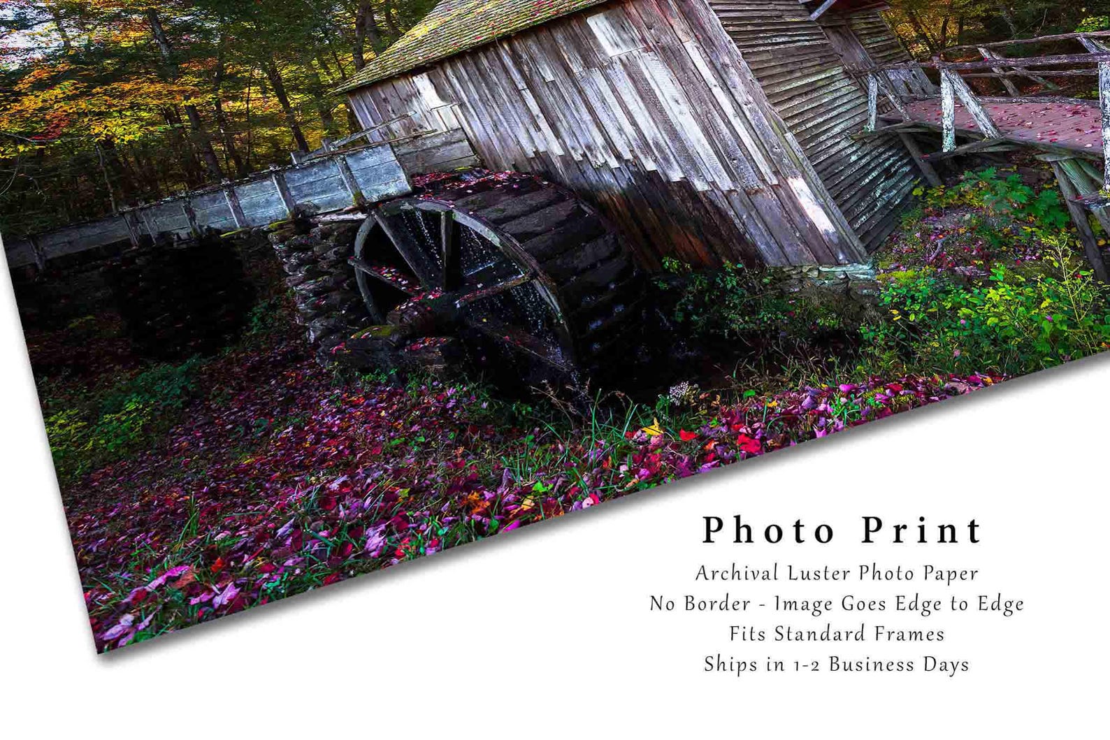 John Cable Mill Photography Print: Tennessee Great Smoky Mountains ...