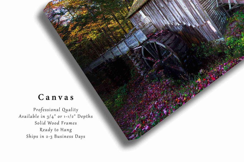 John Cable Mill Photography Print: Tennessee Great Smoky Mountains ...