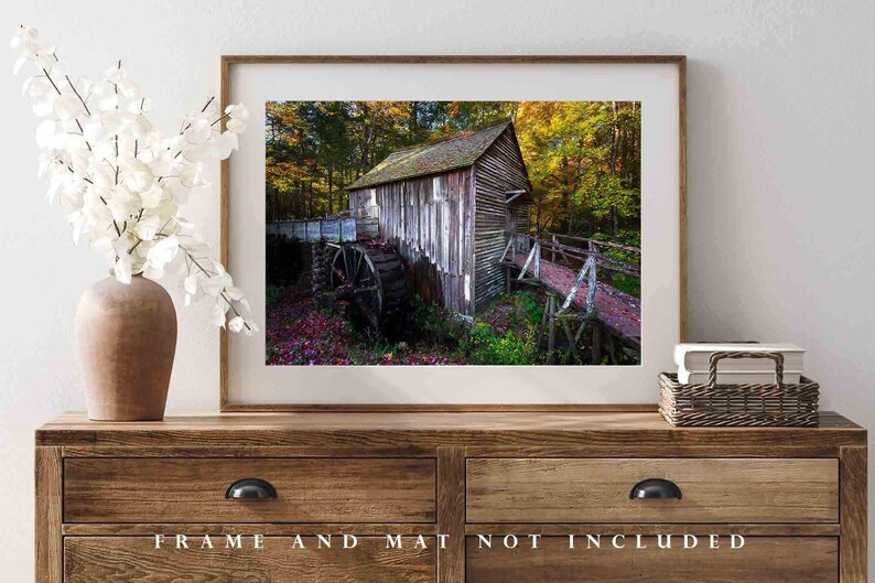 John Cable Mill Photography Print: Tennessee Great Smoky Mountains ...