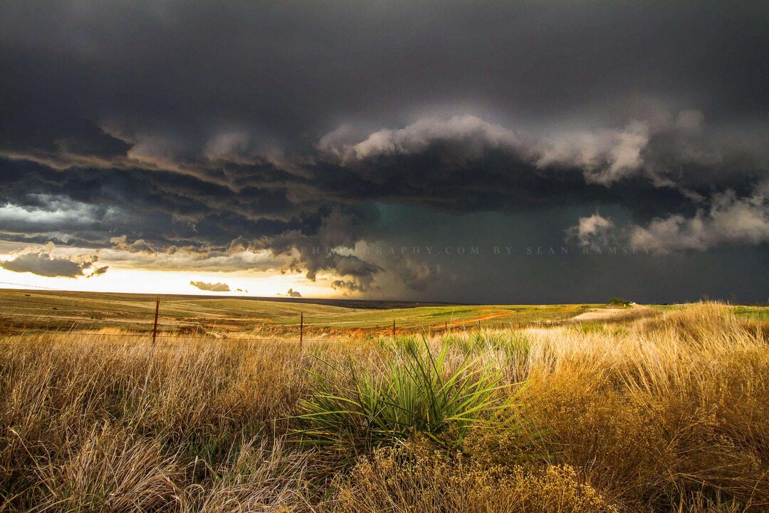 Storm Over Prairie Texas • Print | Canvas | Metal | Framed ...