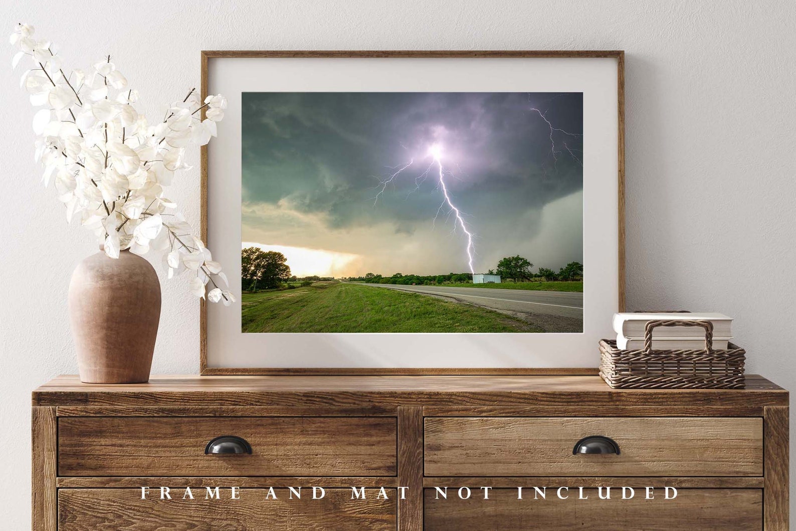 Lightning Storm Picture Fine Art Weather Photography Print of Close ...