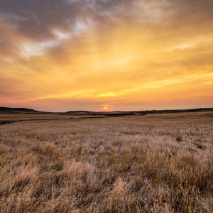 Western Wall Art Photography Print Picture of Big Sky at Sunrise Over ...