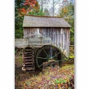John Cable Mill Photography Print: Tennessee Rustic Great Smoky ...