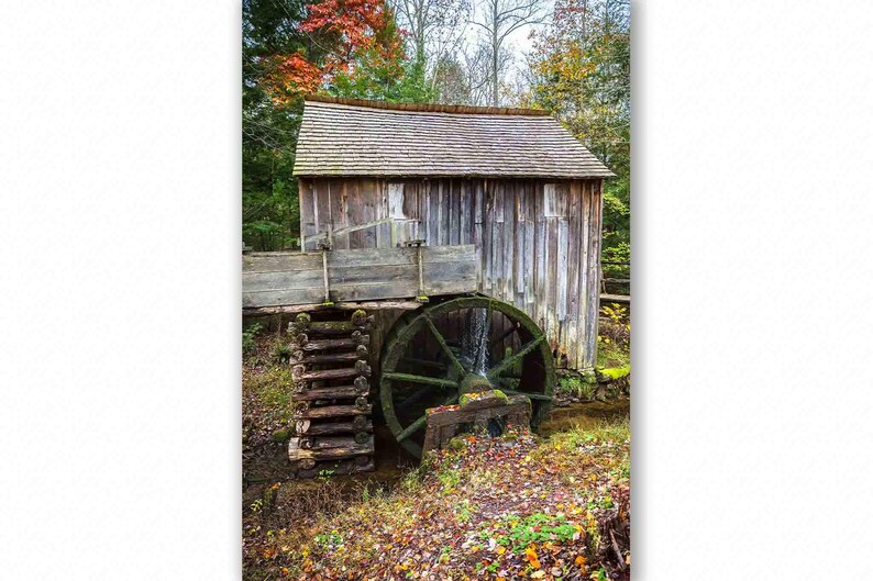 John Cable Mill Photography Print: Tennessee Rustic Great Smoky ...
