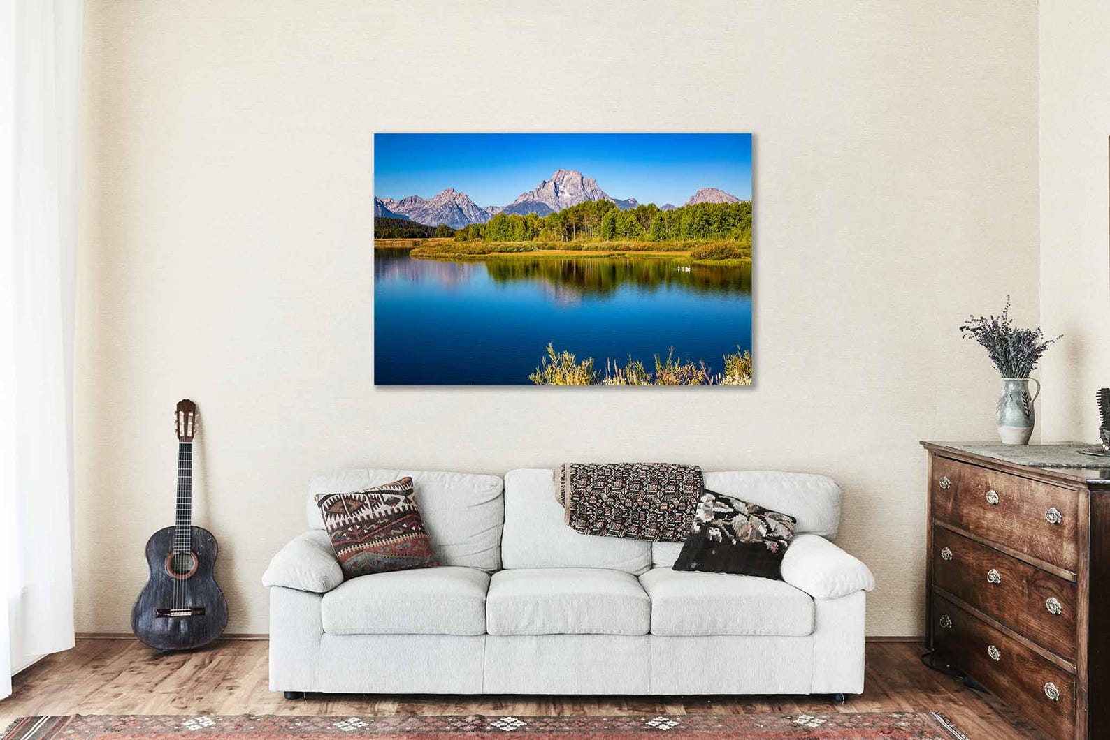 Oxbow Bend Photography Print: Wyoming Grand Tetons Landscape Mount ...