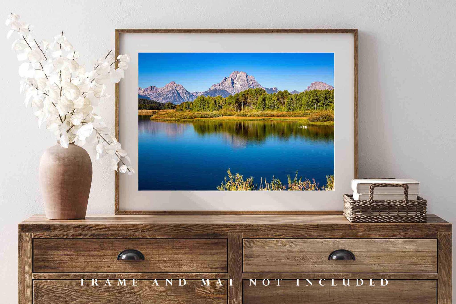 Oxbow Bend Photography Print: Wyoming Grand Tetons Landscape Mount ...