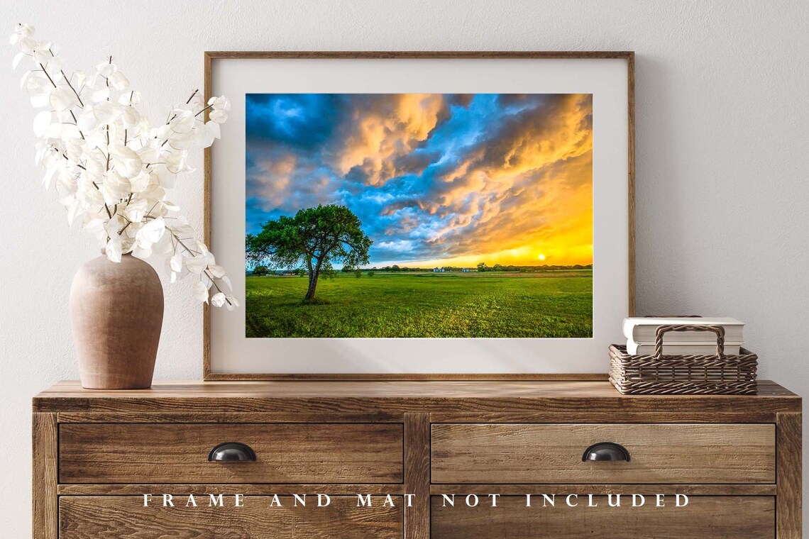 Nature Photography Print Picture of Colorful Storm Clouds - Etsy
