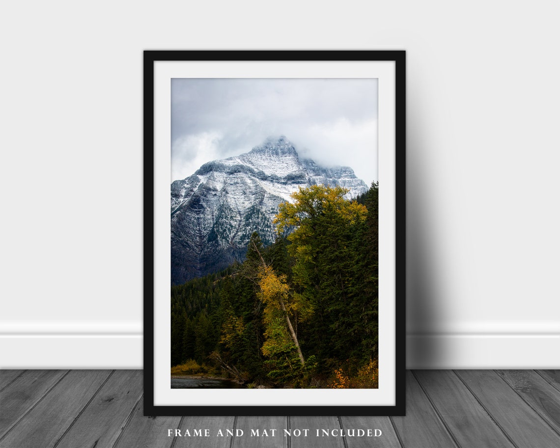 Rocky Mountain Wall Art Photography Print Vertical Picture | Etsy