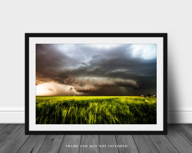 Storm Photography Print Picture of Powerful Thunderstorm - Etsy