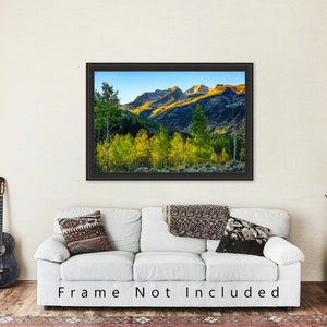 Rocky Mountain Picture Fine Art Landscape Photography Print of Mountain ...
