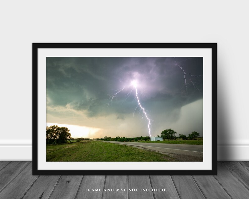 Lightning Storm Picture Fine Art Weather Photography Print - Etsy