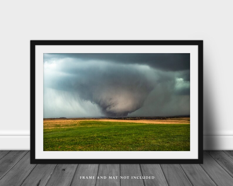 Weather Photography Print Wall Art Picture of Large Tornado - Etsy