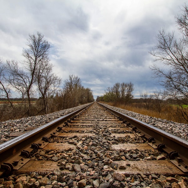 Railroad Tracks Art - Etsy