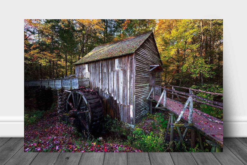 John Cable Mill Photography Print: Tennessee Great Smoky Mountains ...