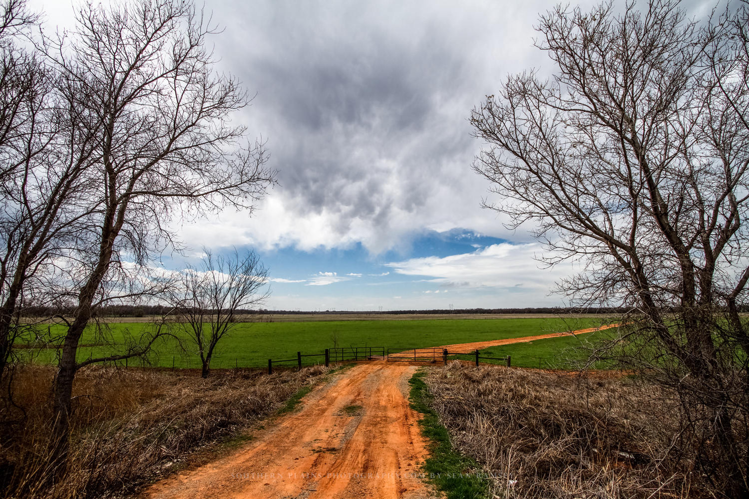 Country Dirt Road In The Fall