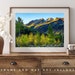 Rocky Mountain Picture Fine Art Landscape Photography Print of Mountain ...