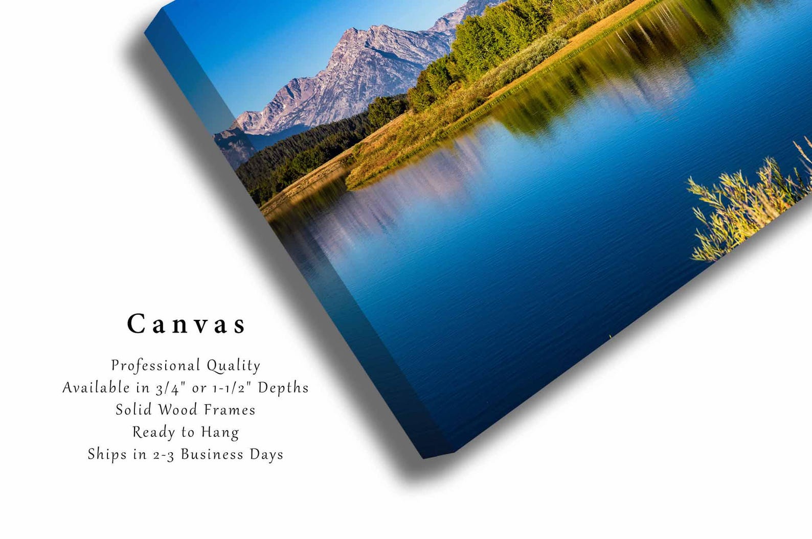 Oxbow Bend Photography Print: Wyoming Grand Tetons Landscape Mount ...