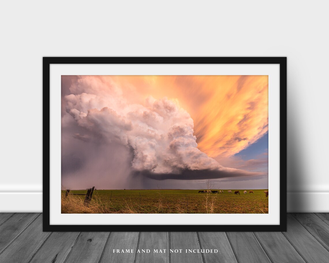 Storm Photography Print Picture of Incredible Thunderstorm - Etsy