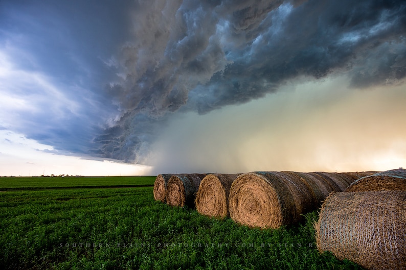 Country Wall Art Photography Print Picture of Storm Clouds | Etsy