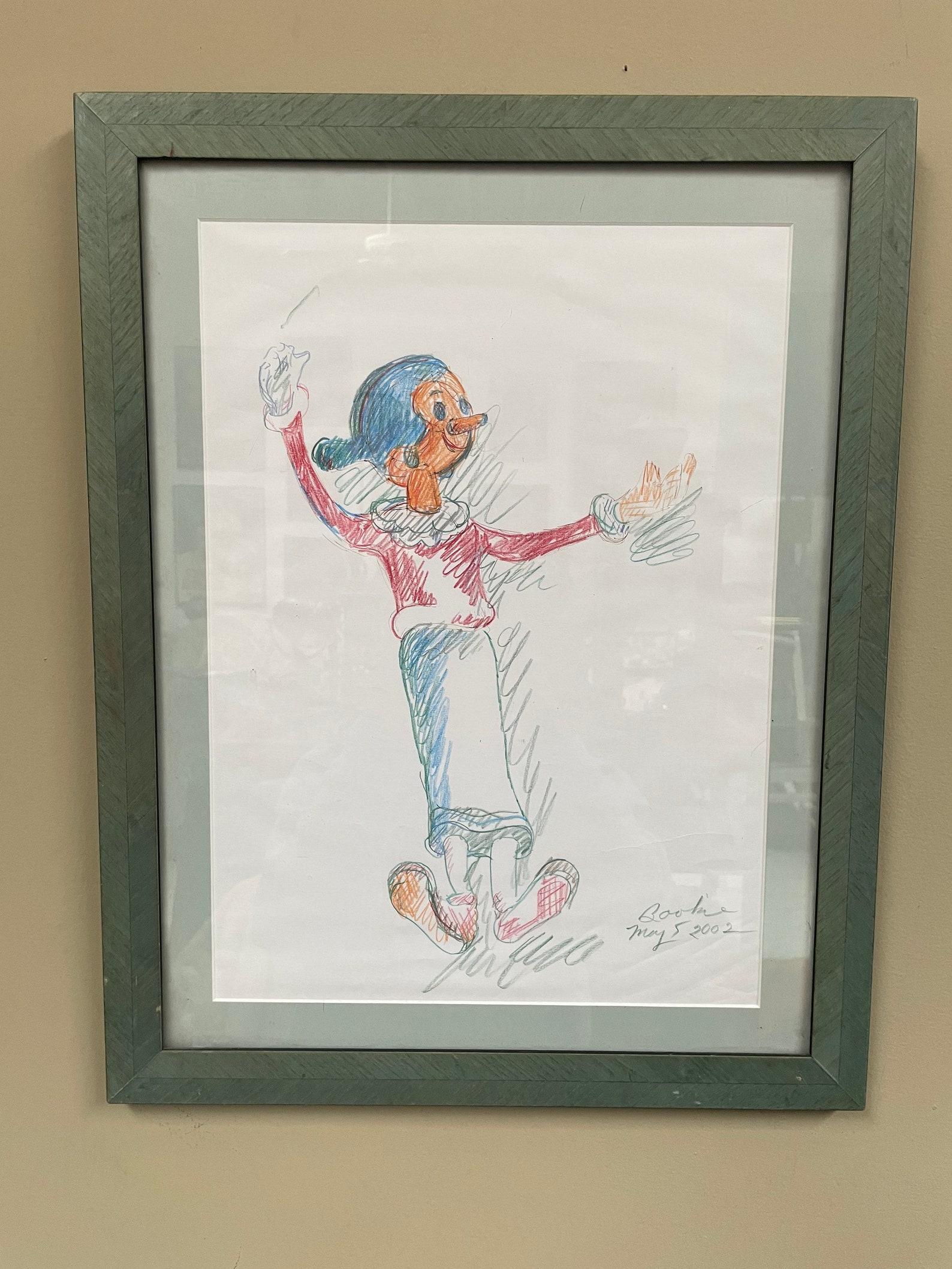 Olive Oil Color Pencil Drawing by Bookie Aka Bernice Silberman - Etsy