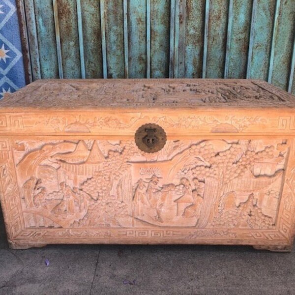 Carved Chest - Etsy