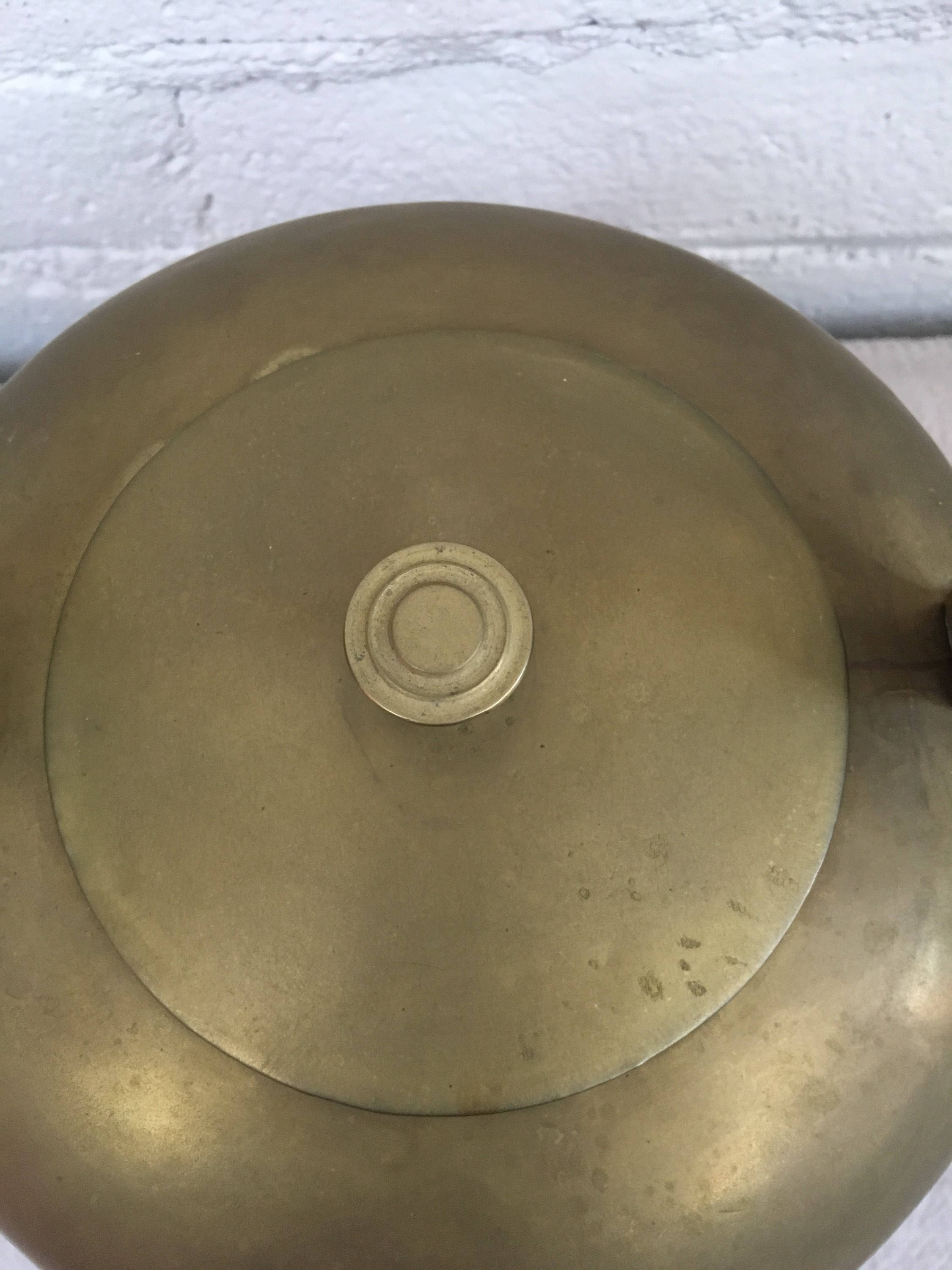 Vintage Large Brass Chinese Teapot | Etsy