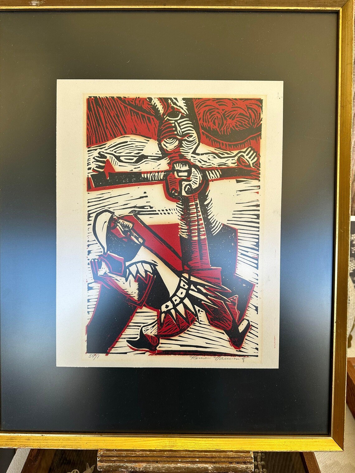 Vintage Religious Woodcut Print by a yet to Be Determined Artist - Etsy