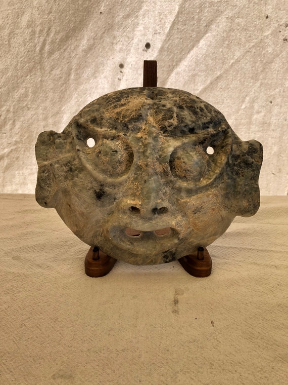 Chinese Neolithic Stone Mask - Etsy