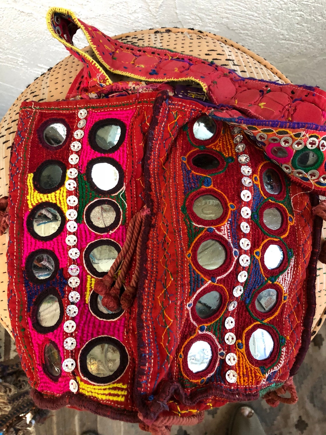Vintage Indian Hobo Embroidered Tote Bag | Etsy
