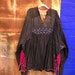 Vintage Afghanistan Hand Embroidered Fuchsia on Black Cotton Tunic - Etsy
