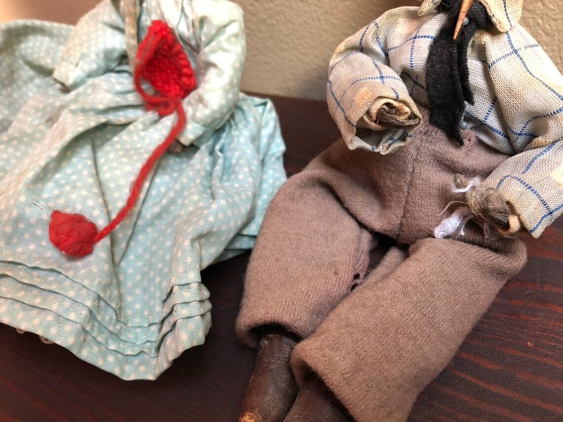 Vintage Old Hand Made Dolls - Etsy