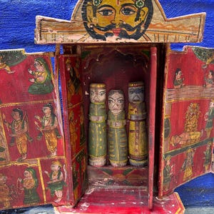 Antique Indian Kavad Mobile Storytelling Box - Etsy