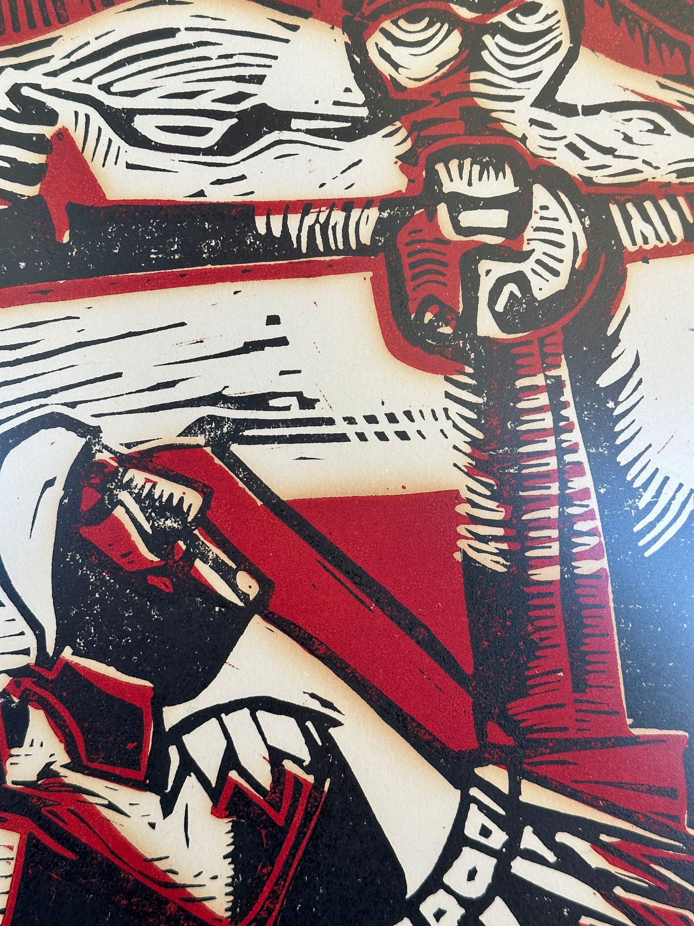 Vintage Religious Woodcut Print by a yet to Be Determined Artist - Etsy