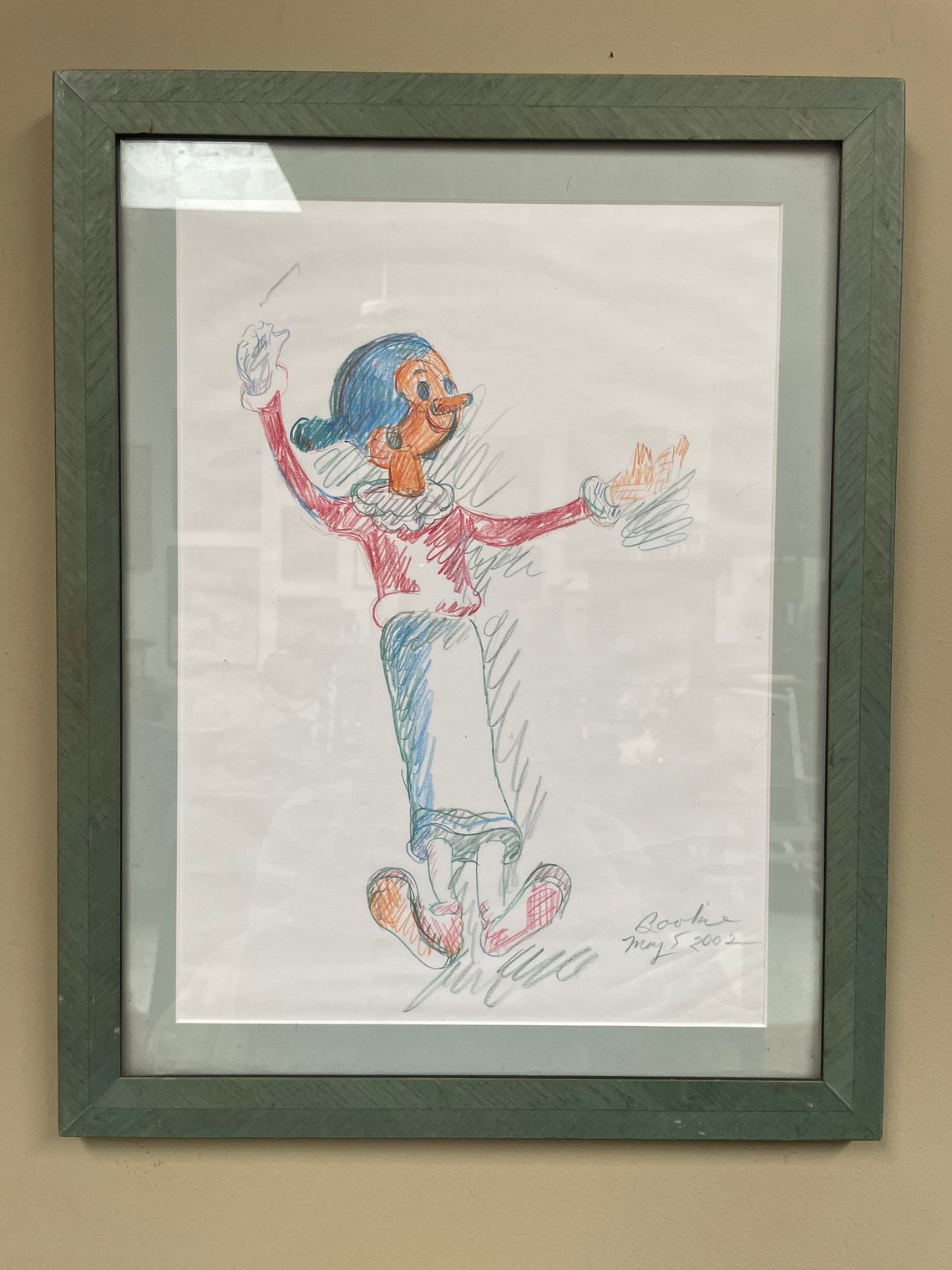 Olive Oil Color Pencil Drawing by Bookie Aka Bernice Silberman - Etsy